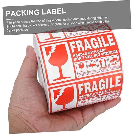 (30 ROLLS) Fragile Sticker Stickers Pelekat Handle with Care Stiker ...