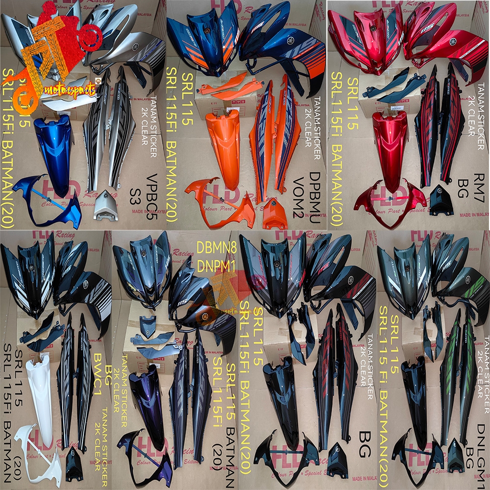Ready Stock !!! HLD 2K TANAM Cover Set SRL 115 FI SRL115FI LAGENDA FI ...