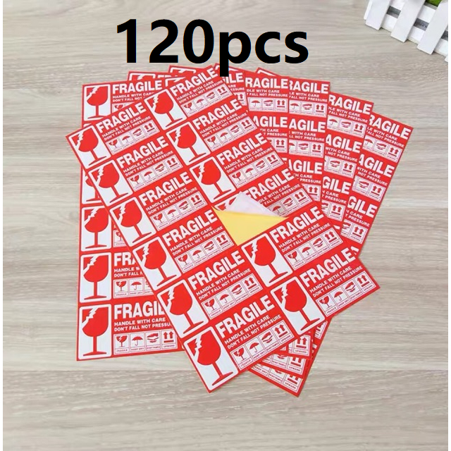 (READY STOCK) 120PCS Fragile sticker poslaju fragile sticker Fragile ...