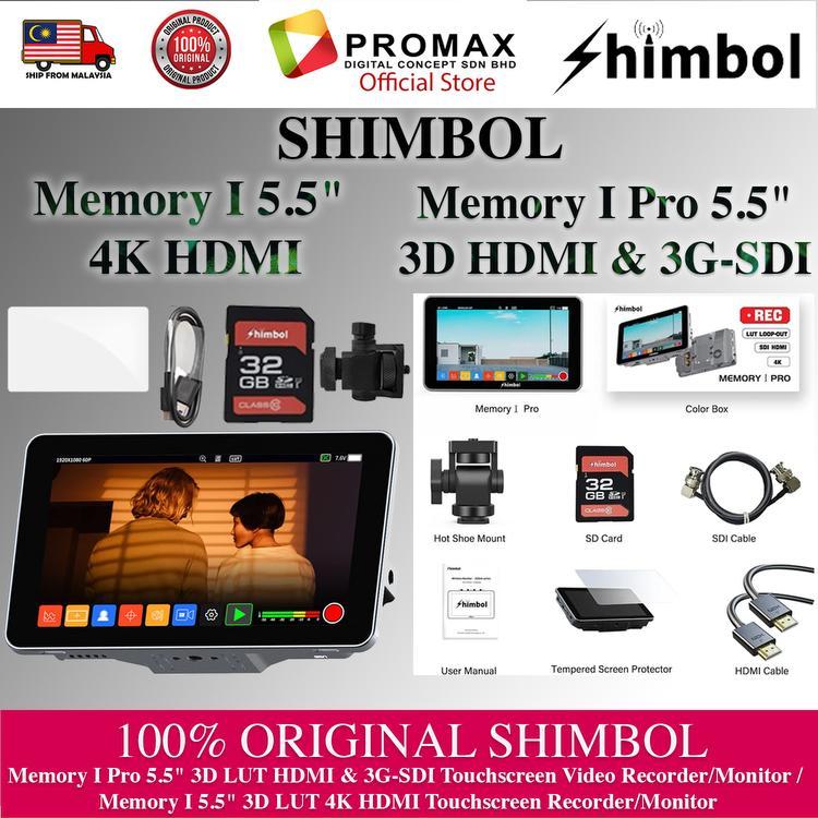 Shimbol Memory I / Memory I Pro 5.5" 3D LUT HDMI & 3G-SDI Touchscreen Video Recorder/Monitor ...