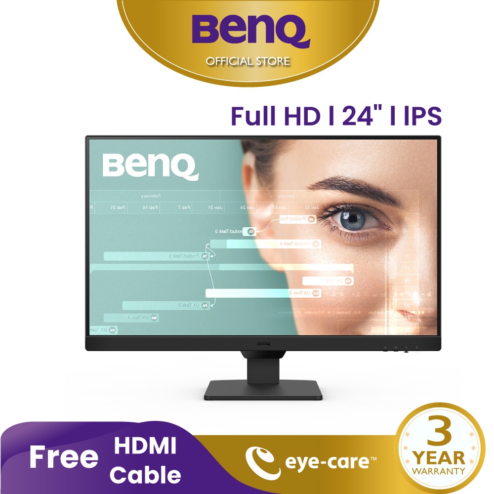 [New] BenQ GW2490 | Home and office Monitor (23.8") | Shopee Malaysia