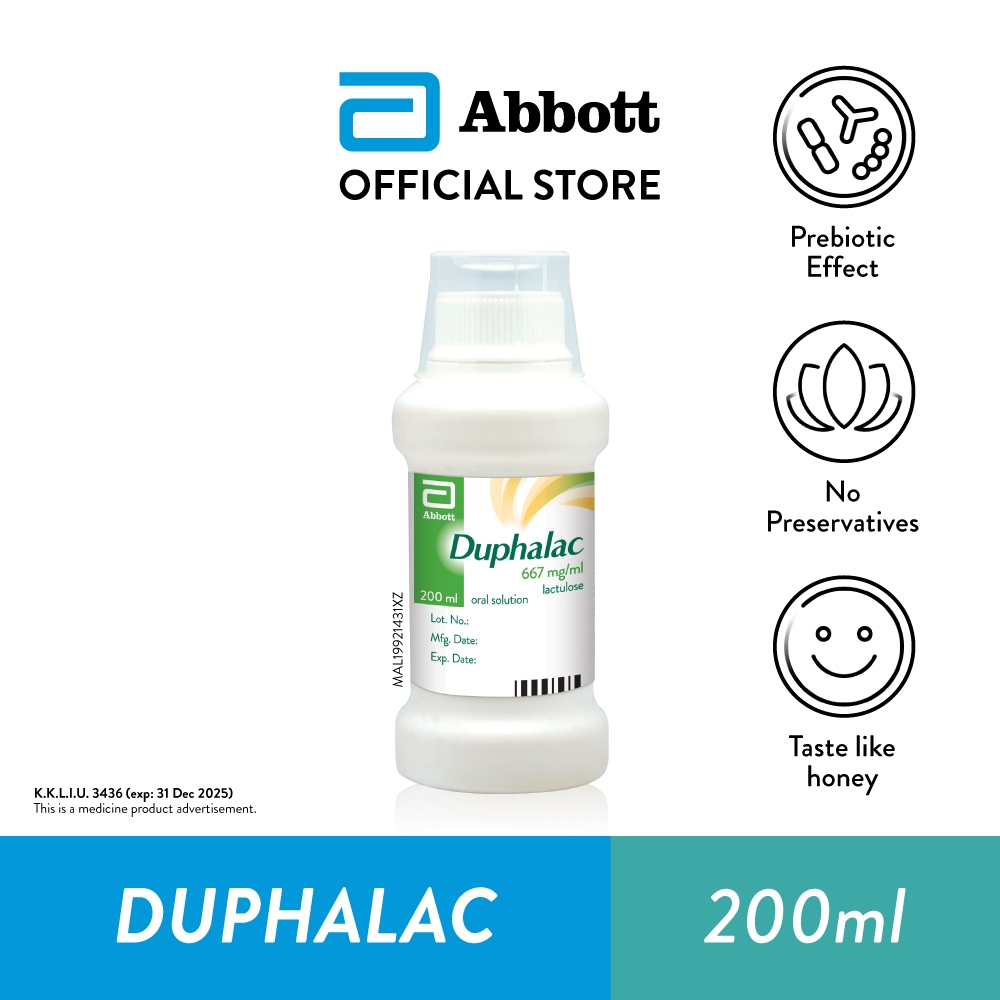 Abbott Duphalac Oral Solution (200ml) | Shopee Malaysia