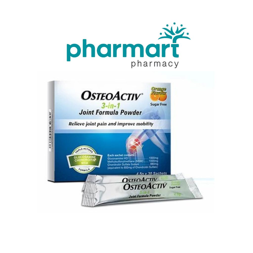 Osteoactiv 3-In-1 Powder Orange Flavour 30S (EXP 07/2026) | Shopee Malaysia