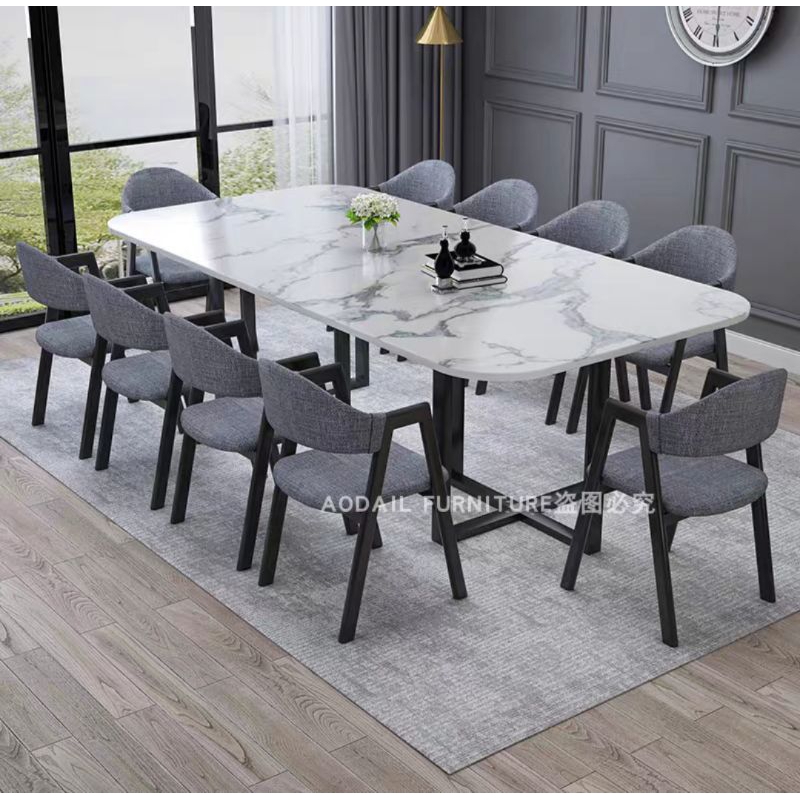 [PRE ORDER] REGENCY 8 Seater Rectangle Dining Table Set Office Table ...