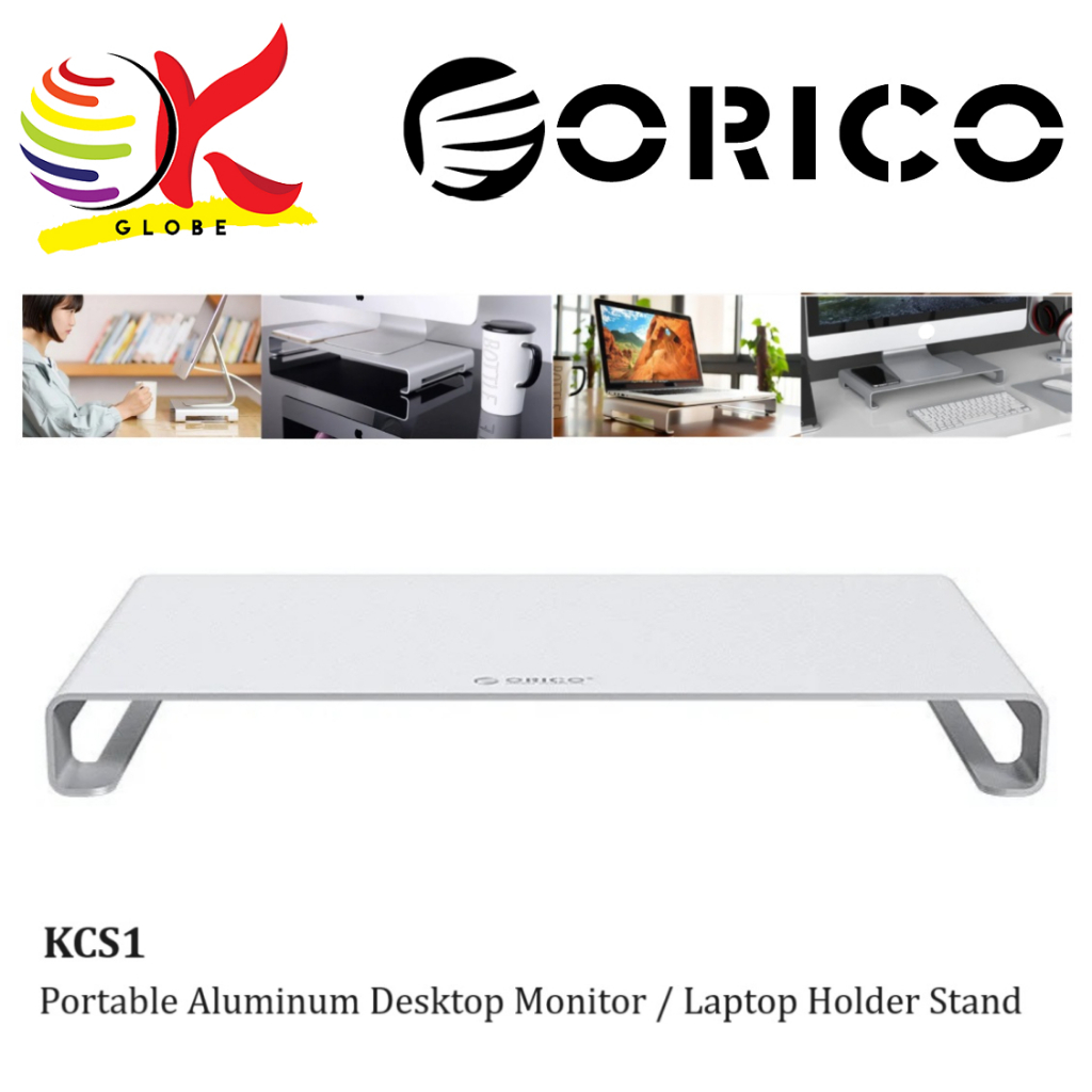 ORICO KCS1 PORTABLE ALUMINUM MONITOR / LAPTOP / COMPUTER STAND ...