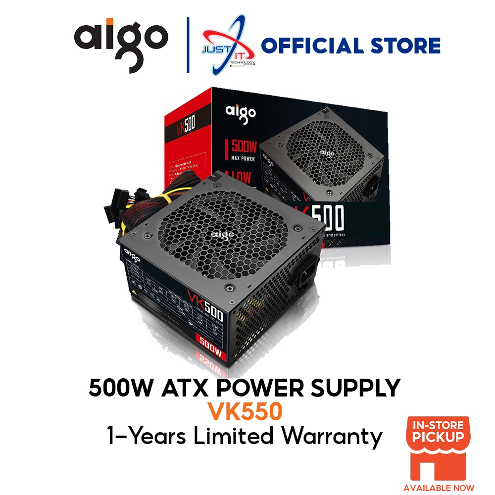 AIGO VK550 500W ATX POWER SUPPLY (PSU) | Shopee Malaysia