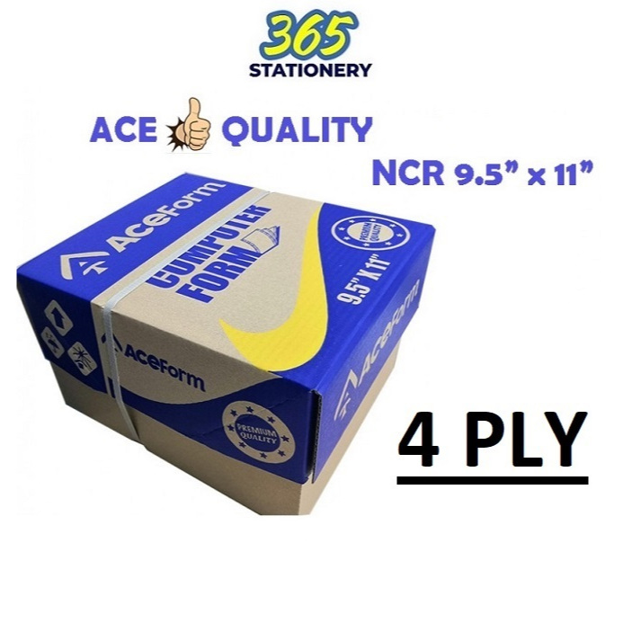 4PLY / 4PLY 2UP Aceform / Sonoform Computer Paper / Computer Form ( 500 ...