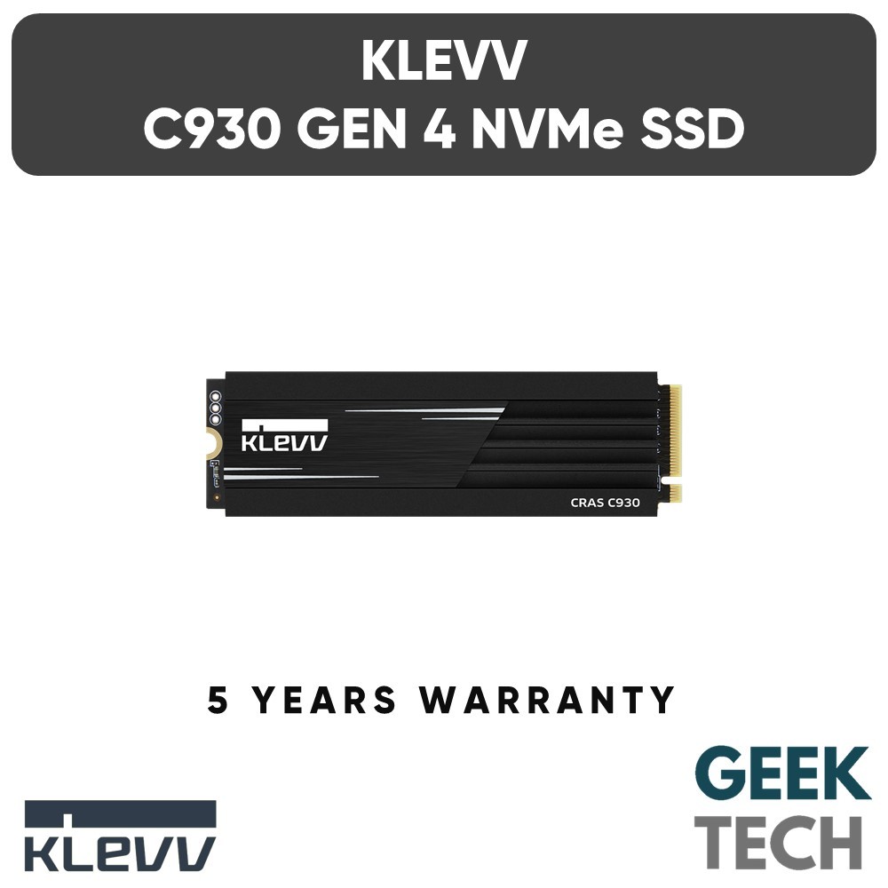 KLEVV C930 M.2 NVMe PCIe Gen4x4 SSD Solid State Drive with DRAM Cache ...
