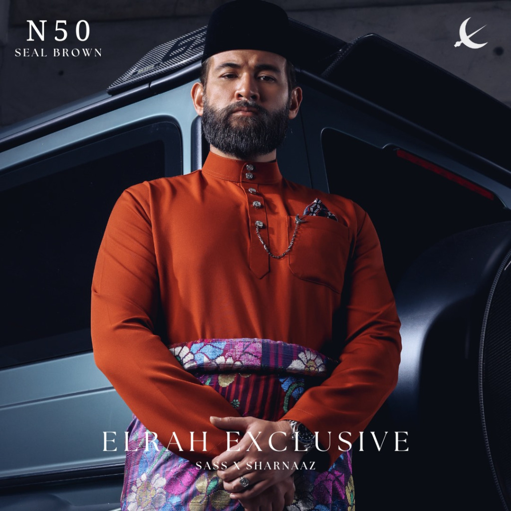 BAJU MELAYU BRICK ORANGE 2 SEAL BROWN OREN BATA ULTIMATE 2.0 2024 N50 ...
