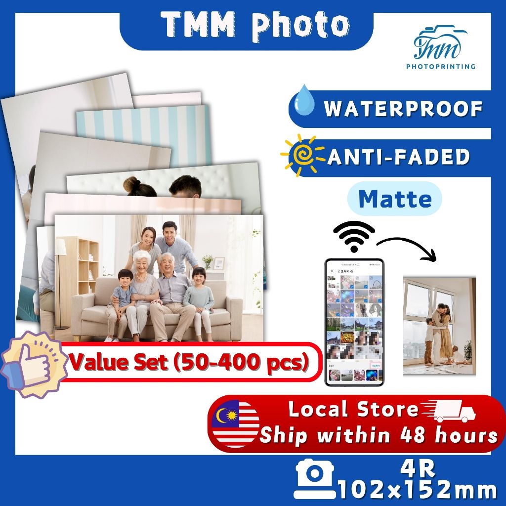 4R Photo Print 102x152mm(50-400pcs)｜*Best Seller* (ship within 48 hours ...