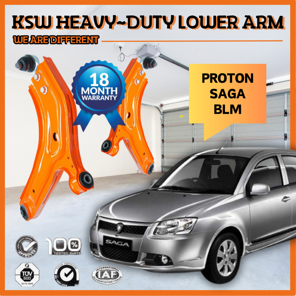 PROTON SAGA BLM - KSW HEAVY DUTY CONTROL/LOWER ARM LEFT & RIGHT (2PCS ...