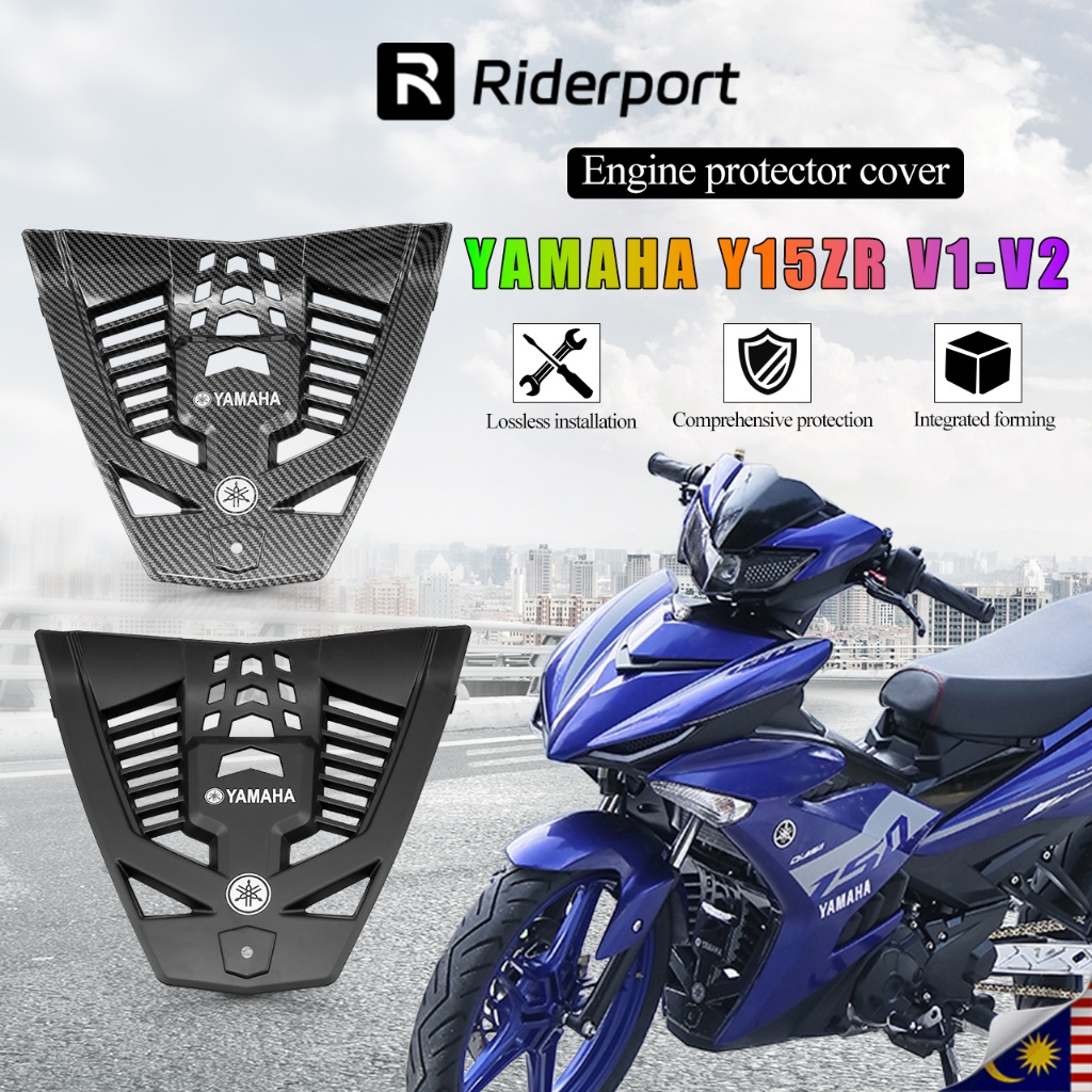 Y15 Y15ZR V1 V2 Yamaha Engine Cover Exciter 150 Black Protector Sampan Cover Belly Pan Ysuku Y15 ...