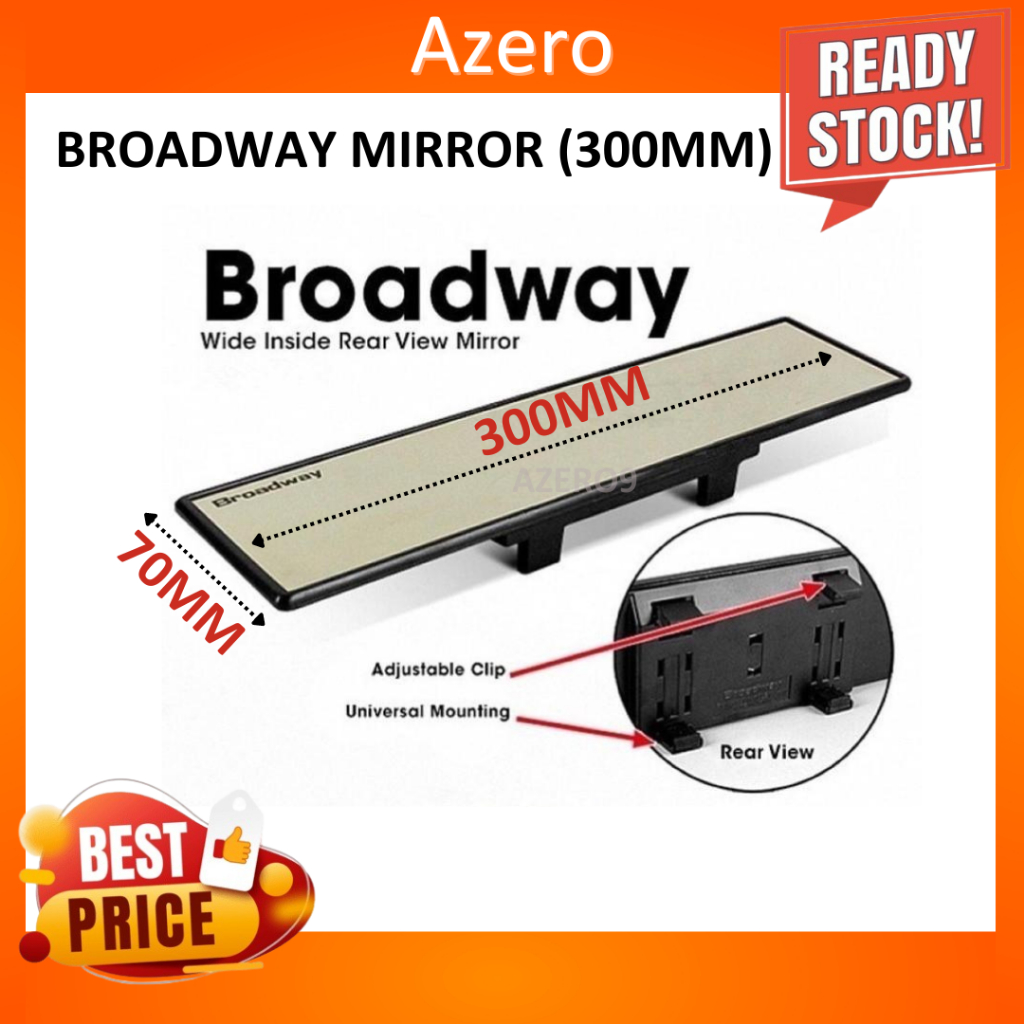 BROADWAY MIRROR (300MM) | Shopee Malaysia