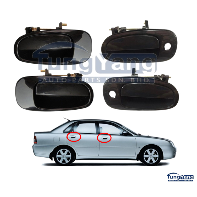PROTON WAJA DOOR OUTER HANDLE (BLACK)/ PEMEGANG PINTU LUAR PROTON WAJA ...