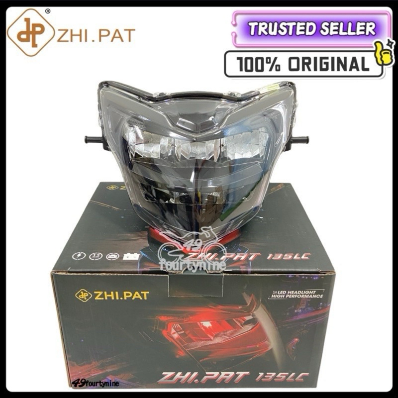 100% ORIGINAL LC135 V2-V7 ZHI.PAT LED HEAD LIGHT HEAD LAMP LAMPU DEPAN ZHIPAT LC135 V2 V3 V4 V5 ...