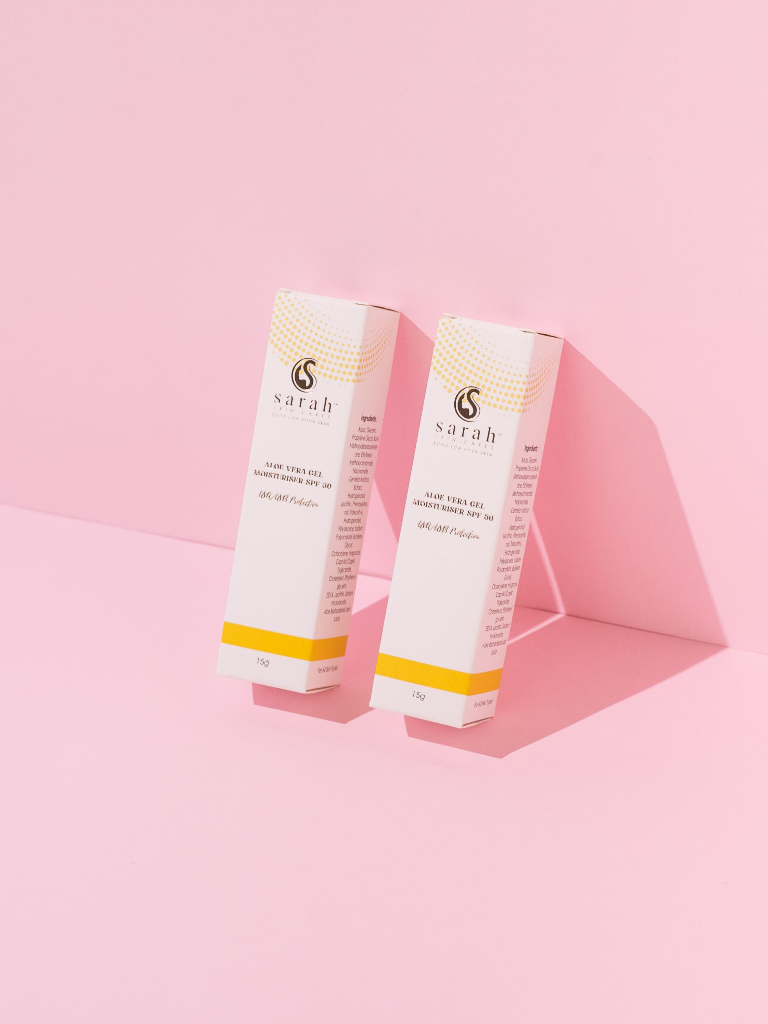 Aloe Vera Gel Moisturiser SPF30 Sarah Skin Cares | Shopee Malaysia