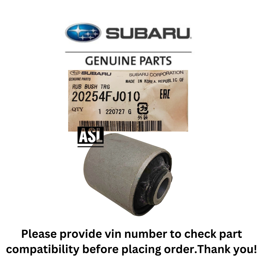 Genuine Subaru Rear Trailing Arm Bush 20254FJ010 XV Forester Impreza ...