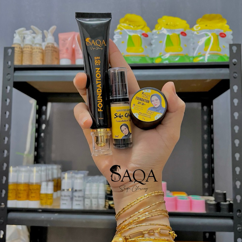 FOUNDATION SPF 50+ BY SAQA GLOWING HQ | Shopee Malaysia