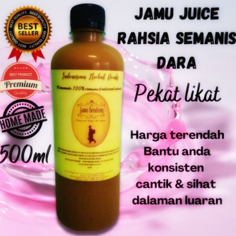 Jamu kunyit asam manjakani plus herba warisan alami,500ml | Shopee Malaysia