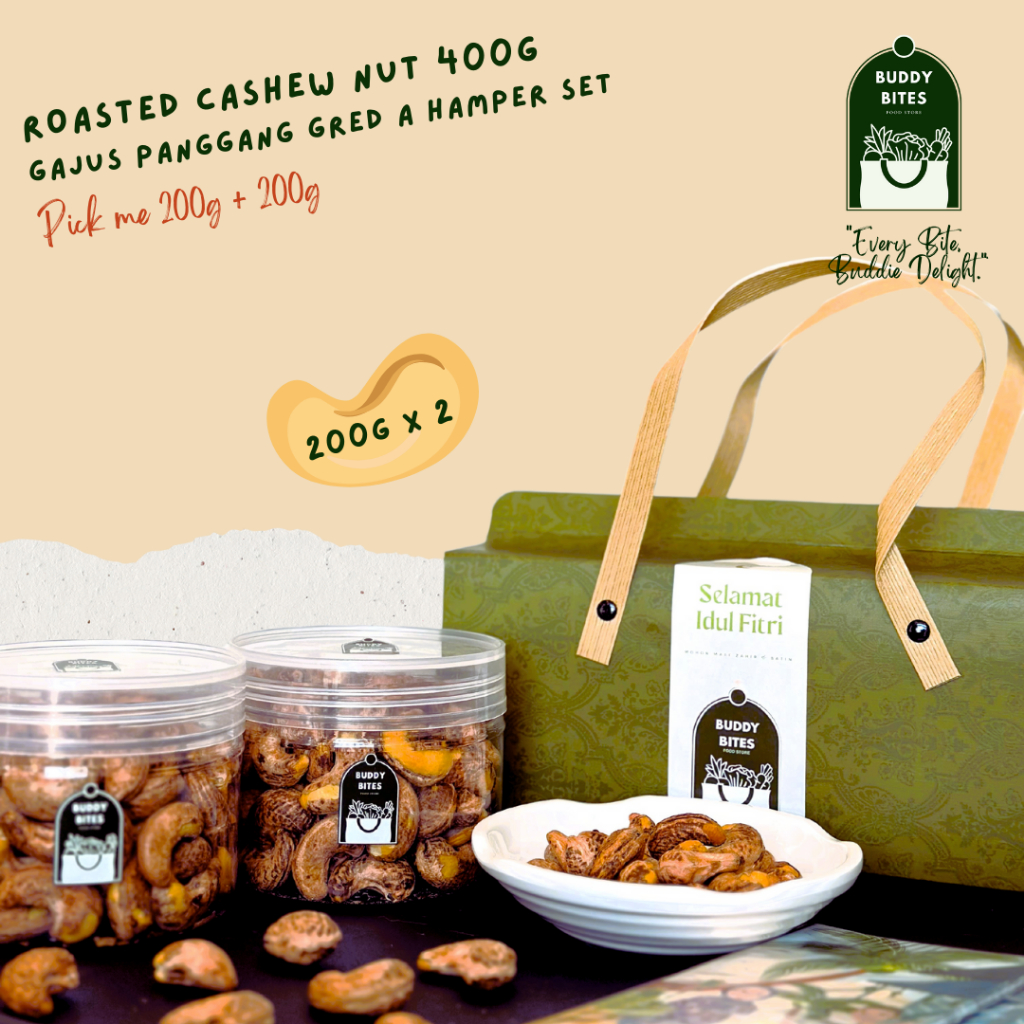 HAMPER RAYA!!!Roasted Cashew Nut Raya 2024 Hadiah Hamper Top Quality ...
