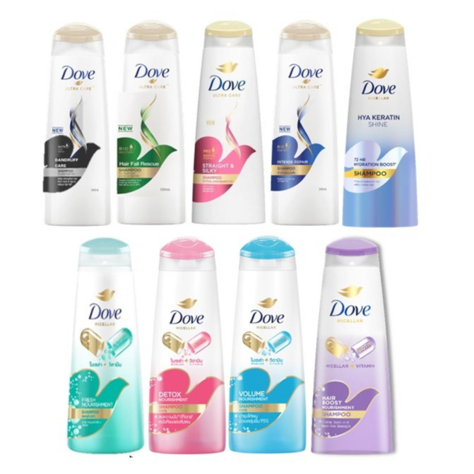 DOVE HAIR SHAMPOO 330ML | Shopee Malaysia