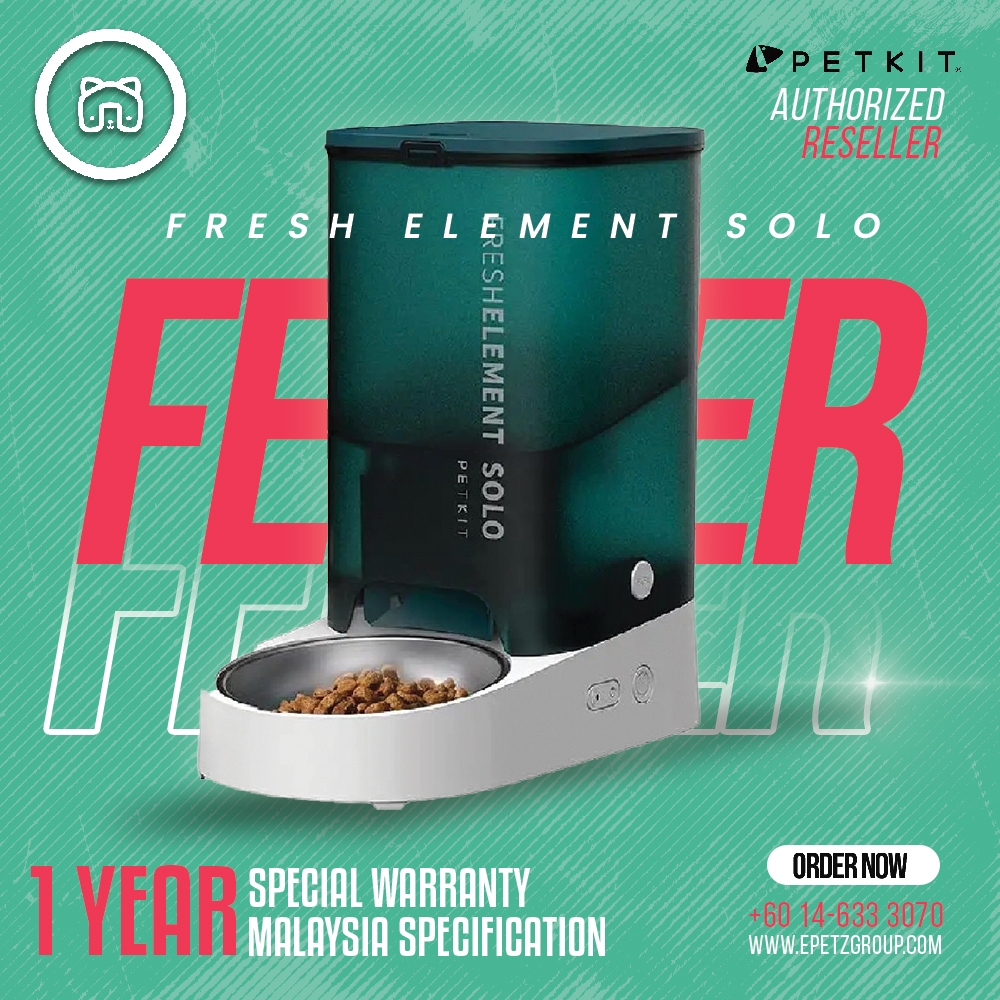 ePetz PETKIT Fresh Element Solo Yumshare Solo Smart Pet Feeder Bekas ...