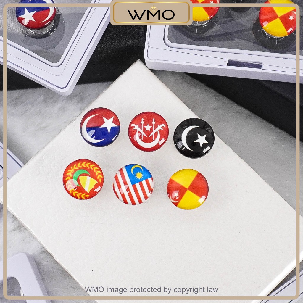 5 Pcs Exclusive Raya Button Butang Baju Melayu 1 Set Negeri Butang Baju ...