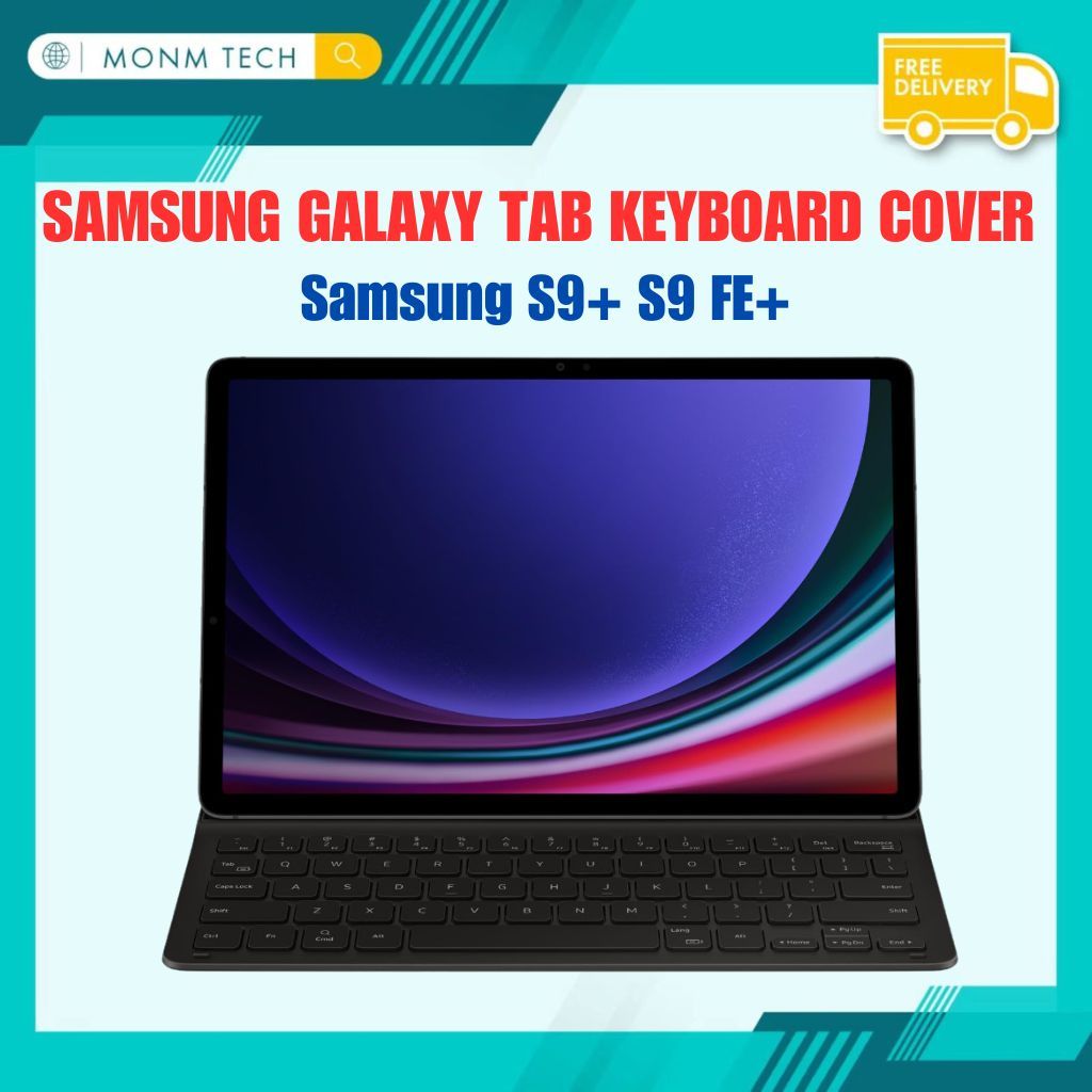 New Samsung Galaxy Tab S9/S9+/S9 Ultra/S9 FE/S9 FE+ Keyboard Cover ...