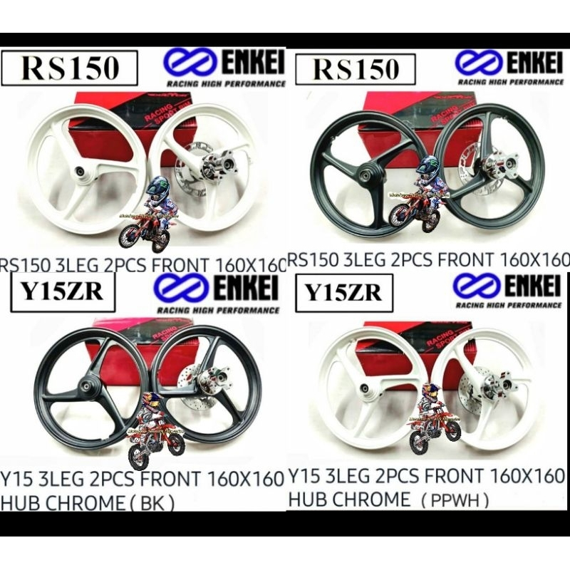 ENKEl 125ZR/ Y125Z/ LC135 5S/ Y15ZR/ Y16ZR/ RS150 3 BATANG SPORT RIM ...
