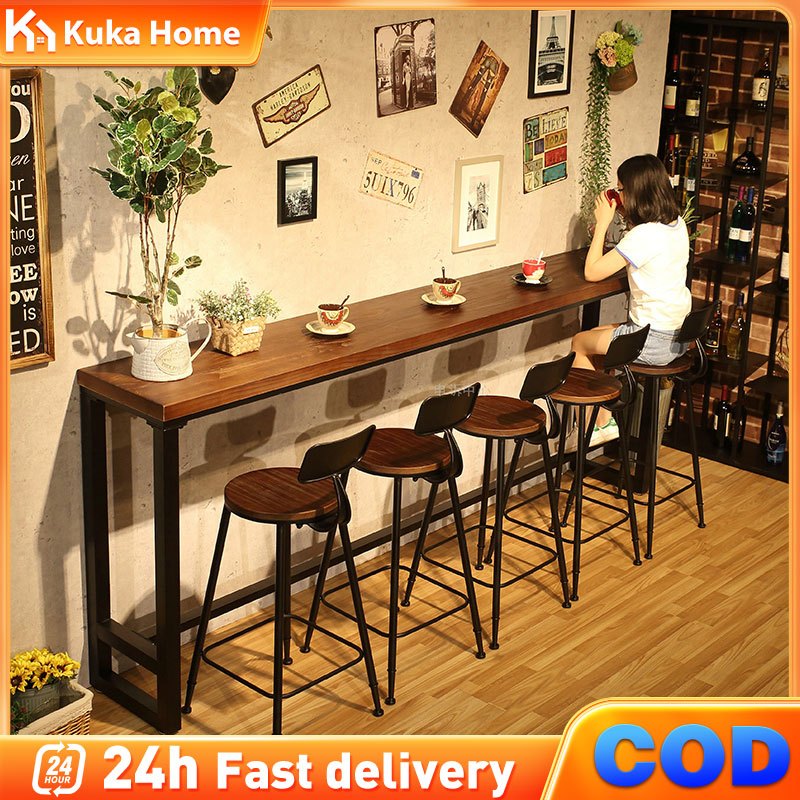180cm Bar Counter Table Meja Bar Meja Panjang Modern Family Kitchen ...