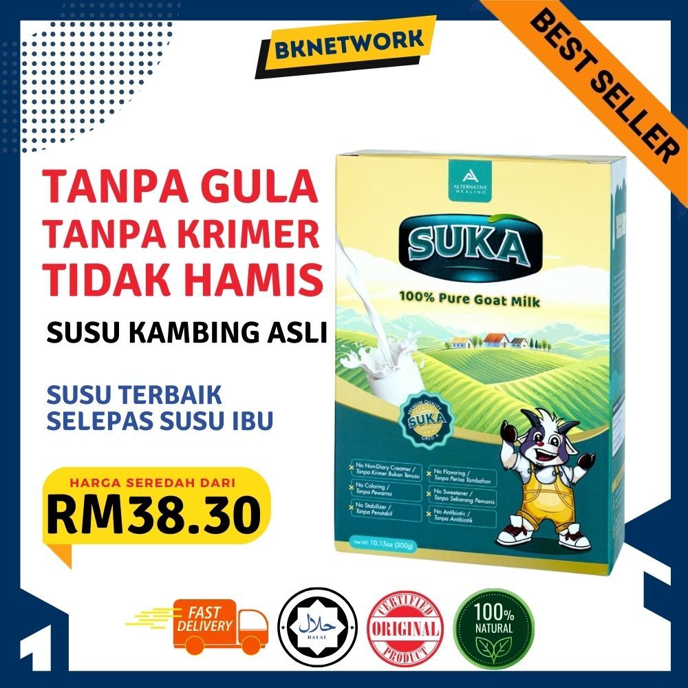 100% PURE 🔥 SUSU KAMBING ASLI SUKA 🐐 (Original) Goat Milk Powder Susu ...