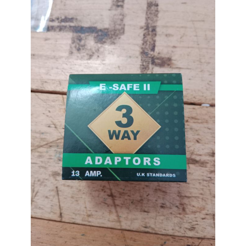 adaptor 3 way 3plug all three way uk standard 3pin plug malaysia ...