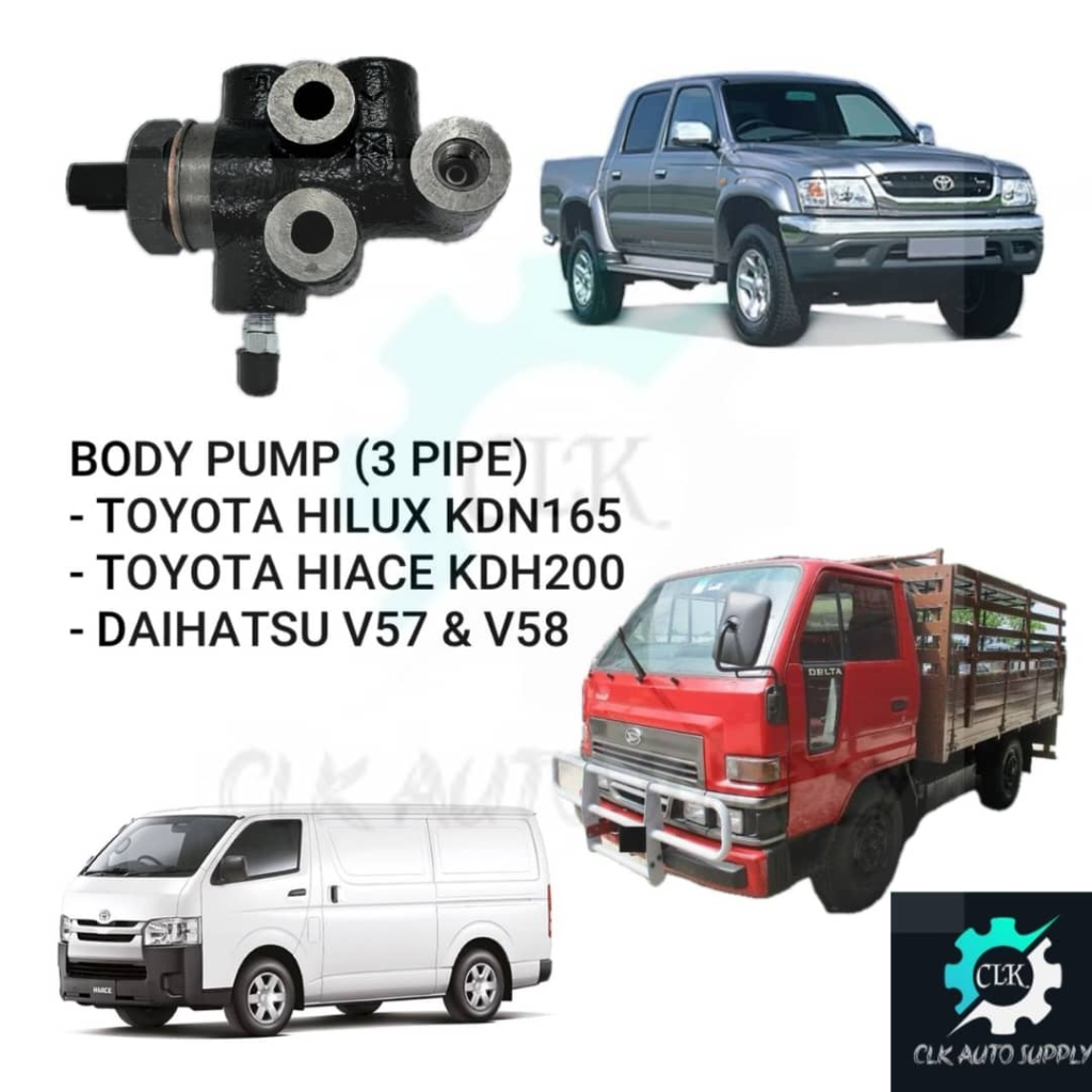 TOYOTA HIACE KDH200 HILUX KDN165 PRADO LJ95 DAIHATSU DV57 DV58 BODY ...