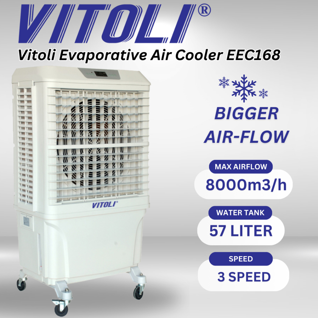 VITOLI Evaporative Air Cooler EEC168 | Shopee Malaysia