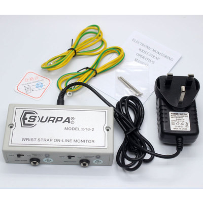SURPA 518-2 SURPA 518-1 ESD Anti-static wrist strap online monitor ...