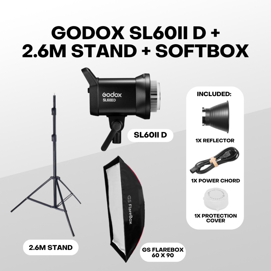 Godox SL60W SL60 Version 2 New Model SL60IID SL60II LED Video Light COB ...