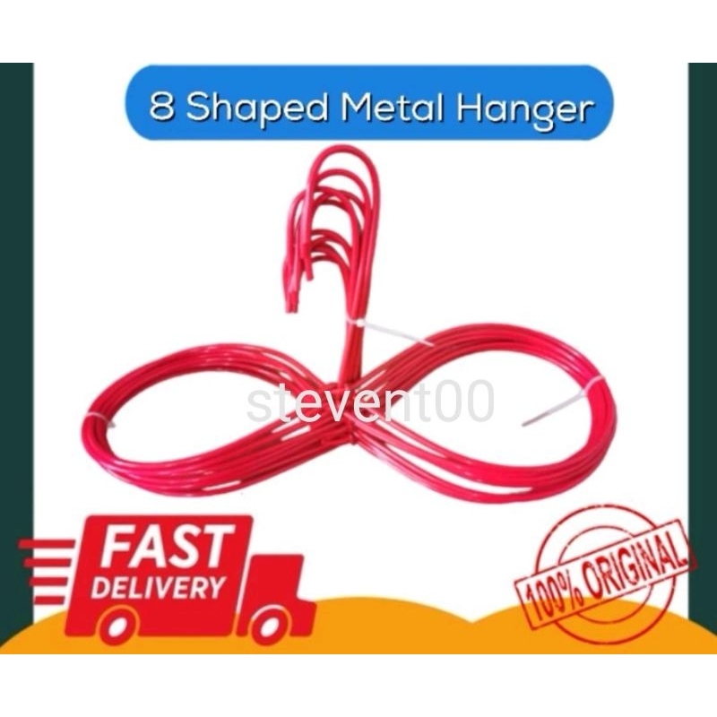 Extra Thick 10PCS PVC Wrap Hanger /8 Shape Drying Clothers/Clother ...