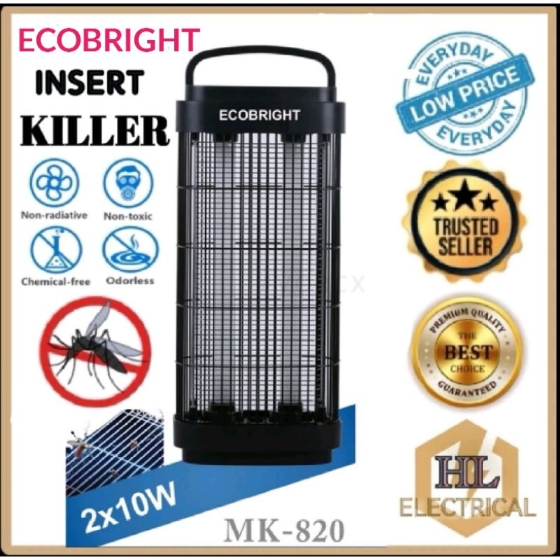 ECOBRIGHT EB MK-820 MOSQUITO INSERT KILLER 2X10W | Shopee Malaysia