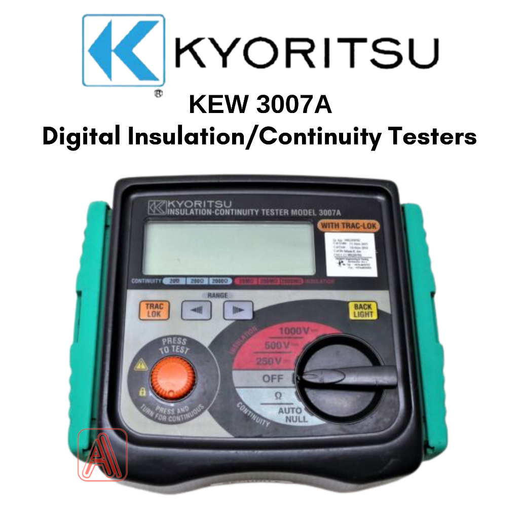 Kyoritsu 3007A Insulation/Continuity Tester | Shopee Malaysia