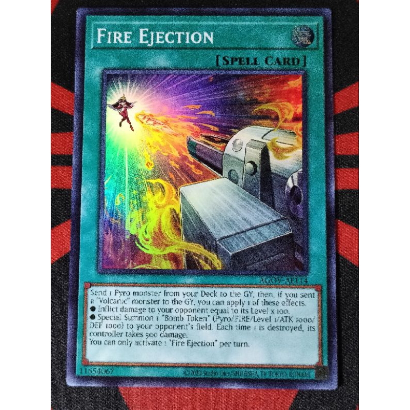 YUGIOH KONAMI AGOV-AE114 Fire Ejection (Super Rare) | Shopee Malaysia