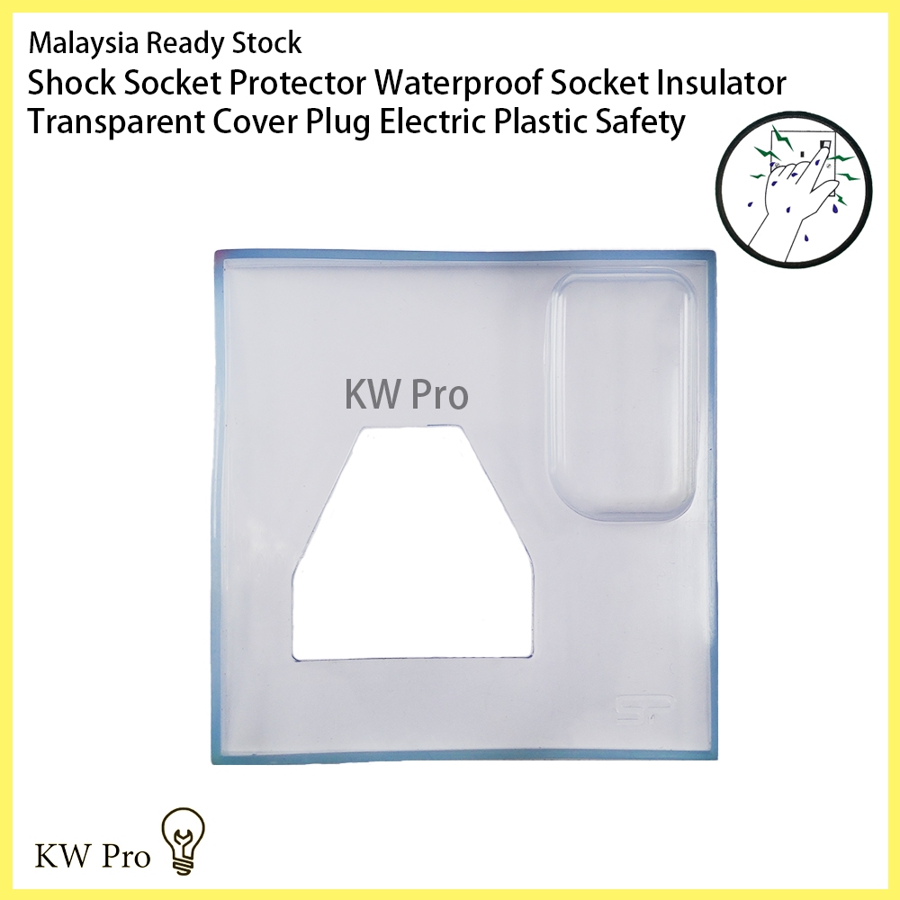 Shock Socket Protector Waterproof Socket Insulator Transparent Cover ...