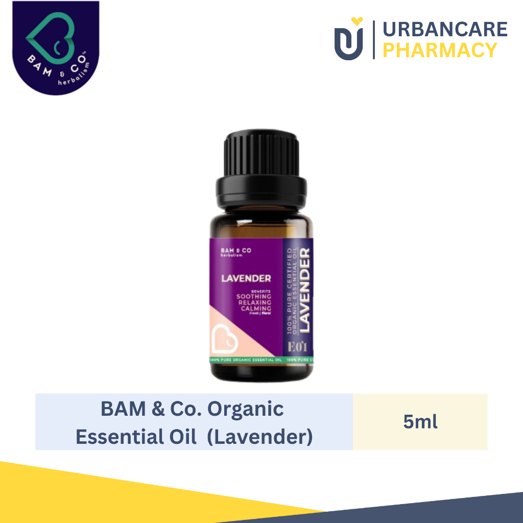 Bam & Co. Certified Pure Organic Essential Oil (Lavender) 10ml | Shopee ...
