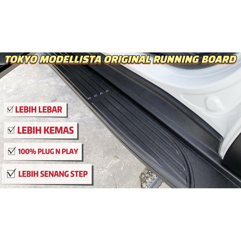 TOYOTA INNOVA ZENIX TOKYO MODELLISTA ORIGINAL RUNNING BOARD SIDE DOOR ...