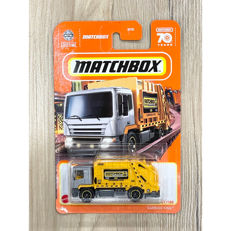 Matchbox MBX GARBAGE KING 70 Years Mattel | Shopee Malaysia