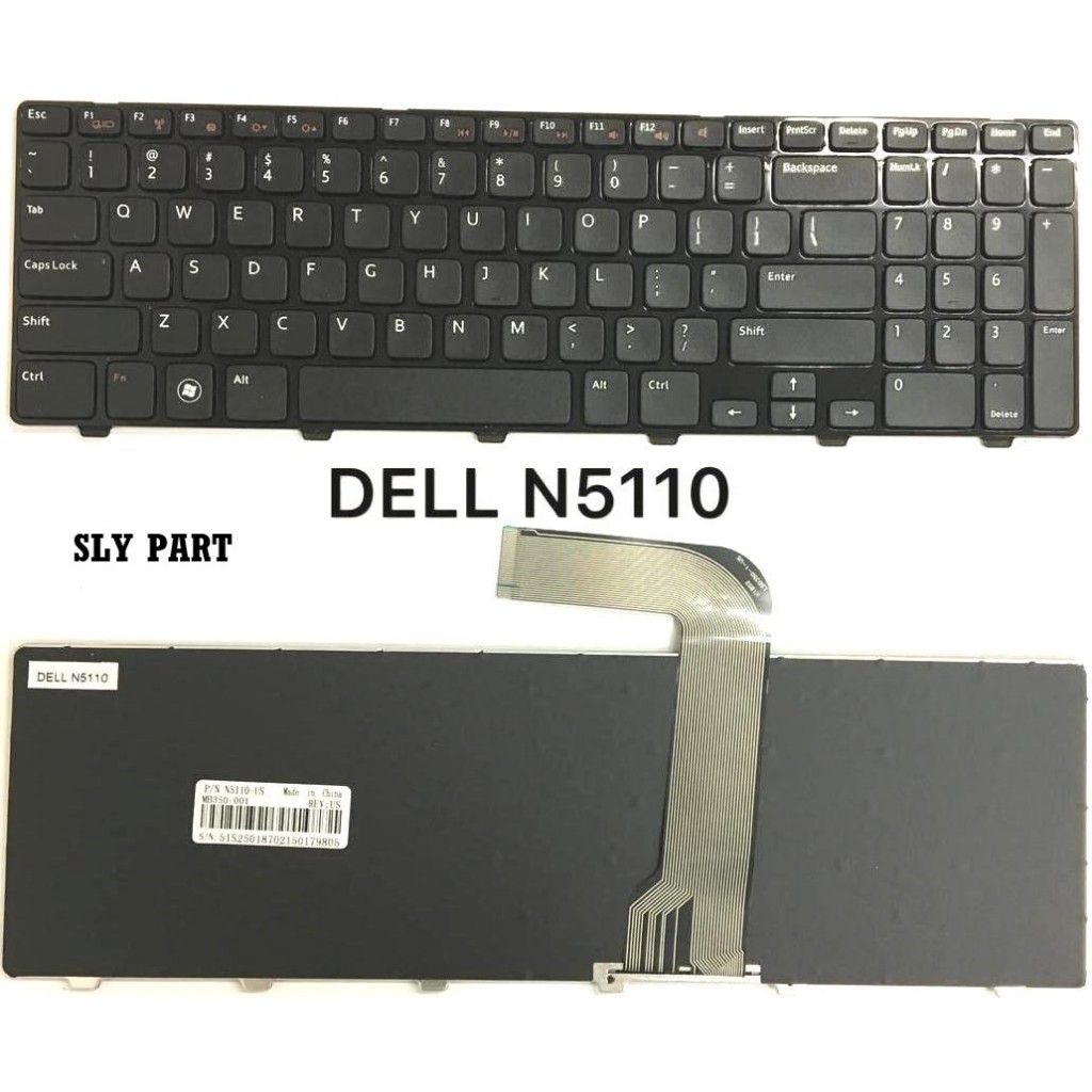 DELL Inspiron M511R 15R N5110 M5110 M501Z Laptop Keyboard | Shopee Malaysia