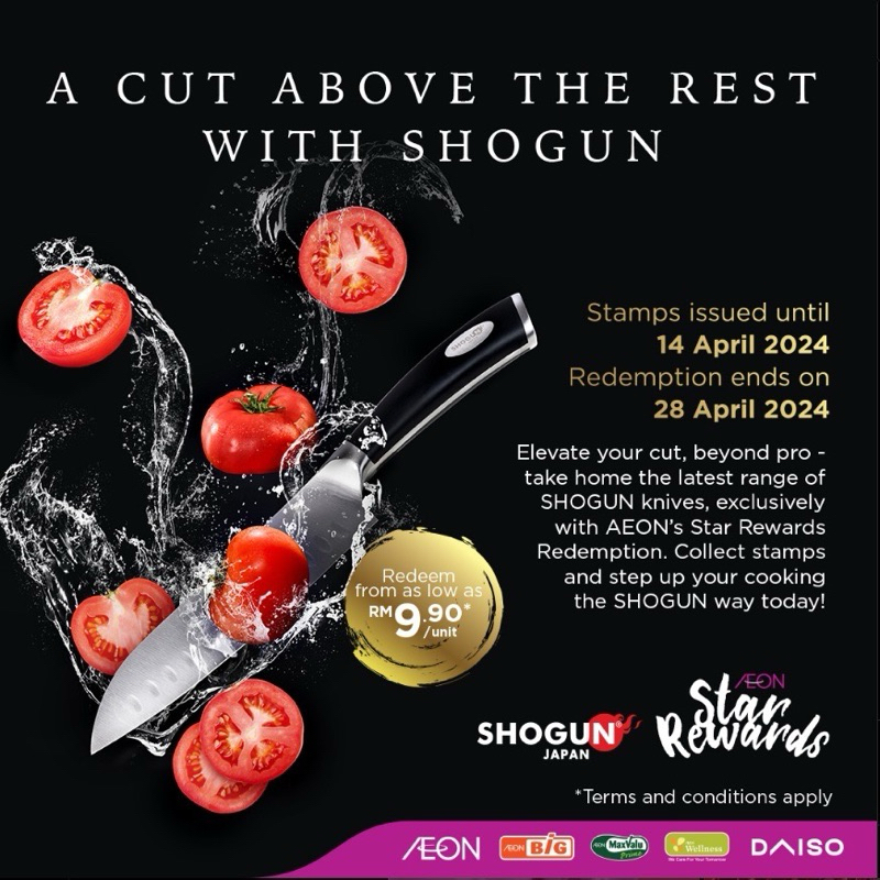 Aeon Rewards Stamp / Aeon Sticker - Redemption for SHOGUN Knife ...