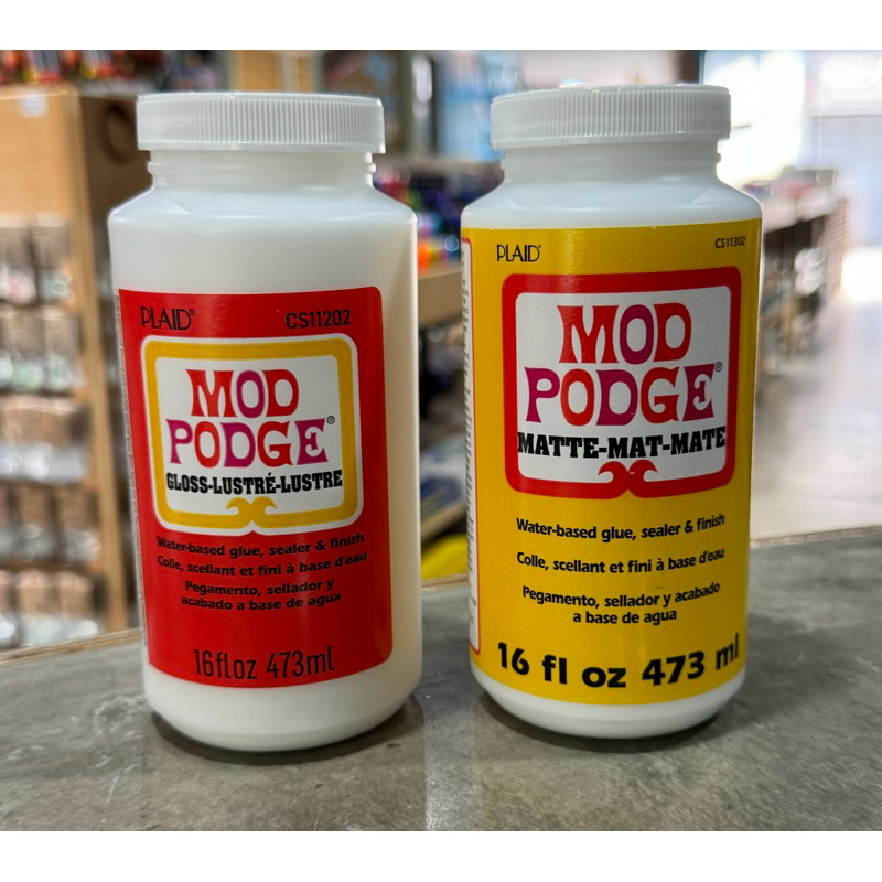 Mod Podge ~ 【Gloss / Matte】473 ml Water-based glue ,sealer & finish ...