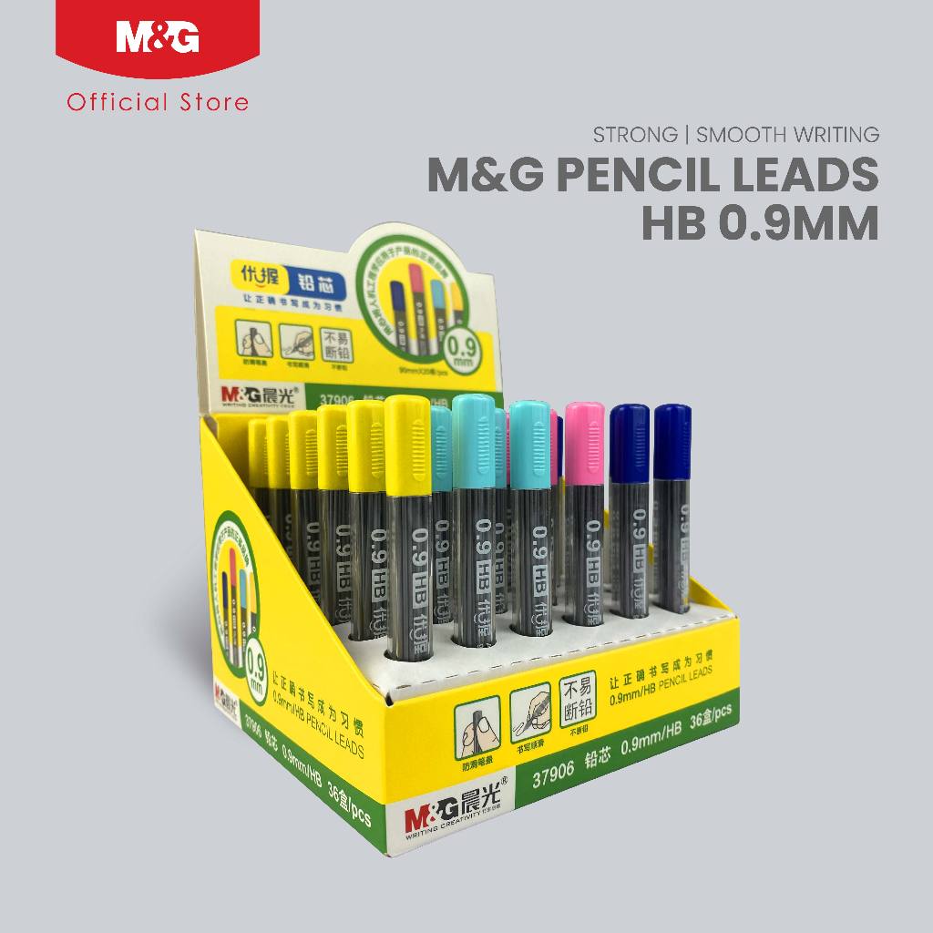 M&G Pencil Leads HB (0.9mm) – Break Proof, Smooth Writing, Ideal for ...