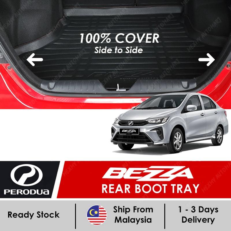 Perodua Bezza 2016-2024 Car Rear Boot Tray Trunk Cargo Bonnet Leather ...