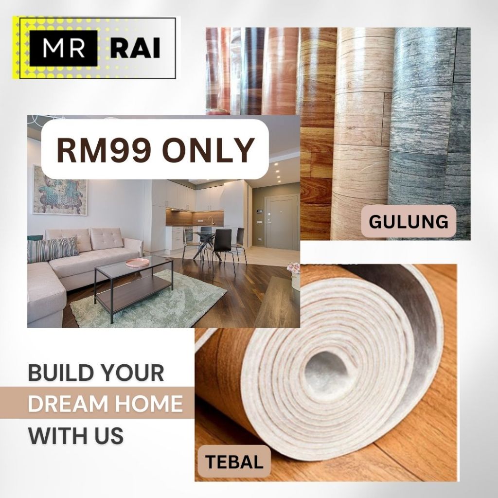 ️1MM Tebal * 15 Meter Tikar Getah Sponge / Span / Rubber Mat / PVC ...